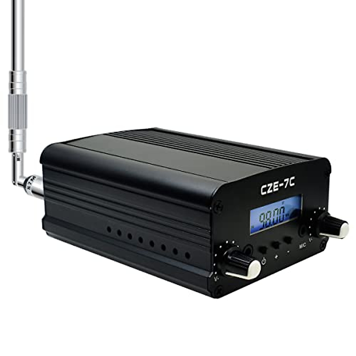 CZE-7C 7W/1W FM Transmitter: Mini Stereo Radio Station