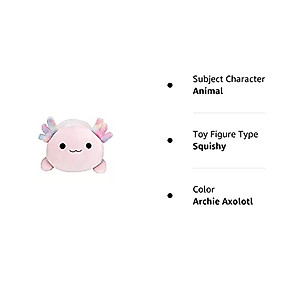 Squishmallows Official Kellytoy Laying Hug Mees Squishy Stuffed Toy Animal Many to Choose (16 Inch, Archie Axolotl)