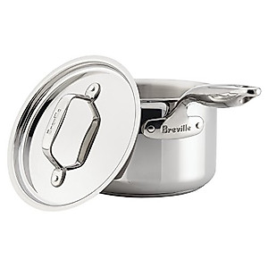 Breville Thermal Pro Clad Stainless Steel 3-Quart Covered Saucepan