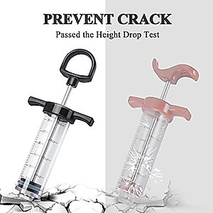 Grill Bump Meat Injector, Meat Injectors for Smoking, Meat Injector Syringe Comes with 2 Marinade Injector Needles; Injector Marinades for Meats, Turkey, Chicken; User Manual Included, 1-oz