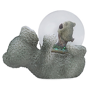 Elanze Designs Mommy Koala and Joey Baby Magical Whimsical Tabletop Dresser Nightstand Figurine Miniature 45MM Sturdy Polyresin Glitter Water Snow Globe Decoration