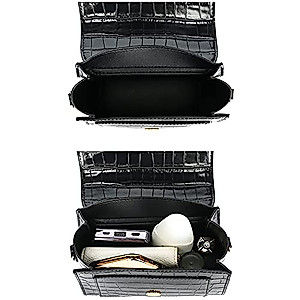 CATMICOO Croc Mini Purses for Women Trendy Small Handbags