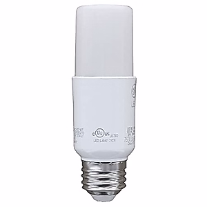 GE Lighting 79368 LED Bright Stik 10-watt (60-Watt Replacement), 760-Lumen Light Bulb Non-Dimmable with Medium Base, Soft White, 1 Box (3 Bulbs Total)