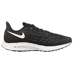 Nike Women's Air Zoom Pegasus 36 Running Shoes, Black/White-thunder Grey, 7