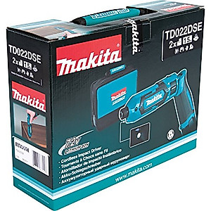 Makita TD022DSE 7.2V Lithium-Ion Cordless 1/4" Hex Impact Driver Kit