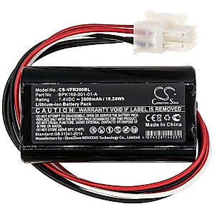 VI VINTRONS BPK169-001-01-A Battery Replacement Compatible for VERIFONE PCA169-001-01, Ruby 2, Ruby CI,