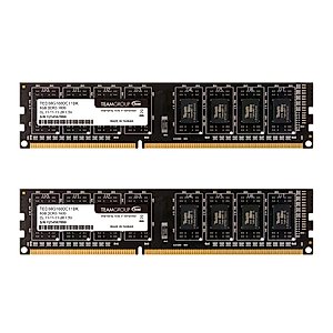 TEAMGROUP Elite DDR3 16GB Kit (2x8GB) 1600MHz (PC3-12800) CL11 Unbuffered Non-ECC 1.5V UDIMM 240 Pin PC Computer Desktop Memory Module Ram Upgrade - TED316G1600C11DC01