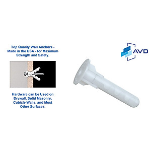 Audio-Visual Direct Magnetic White Glass Dry-Erase Board Set - 8' x 4' - Includes Magnets, Hardware & Marker Tray