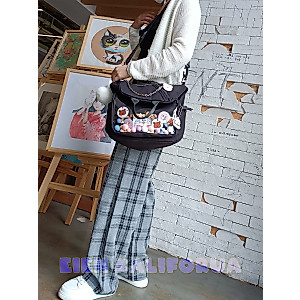 Eien Kaliforua Ita Bag Cute Ita Bag Backpack Kawaii Pins Display Backpack 3 Way Anime School Bag