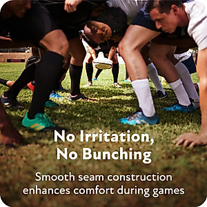 Sof Sole All Sport Over-the-Calf Team Athletic Performance Socks (2 Pair), X-Small, Red