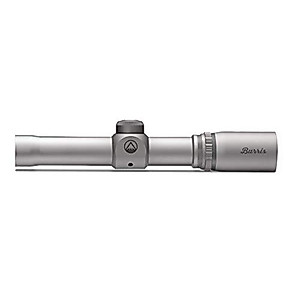 Burris Optics Handgun Plex Reticle Pistol Hunting Scope, 2X20mm, Silver Nickel (200229)