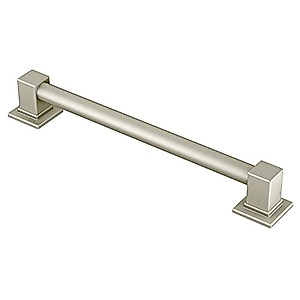 Moen YG8818BN 90 Degree 18-Inch Designer Grab Bar, Brushed Nickel