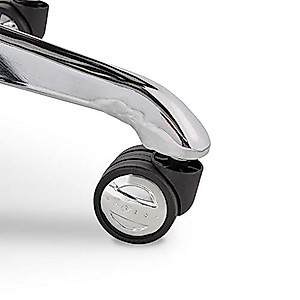 La-Z-Boy Sutherland Quilted Leather Executive Office Chair with Padded Arms, High Back Ergonomic Desk Chair with Lumbar Support, Black Bonded Leather