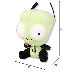 QMx Quantum Mechanix - Invader Zim - Gir Zippermouth Plush 8 inches