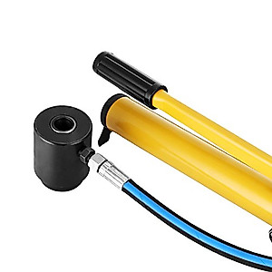 Mophorn 10 Ton 1/2" to 2" Hydraulic Knockout Punch Driver Tool Kit Electrical Conduit Hole Cutter Set KO Tool Kit with 6 Dies Hole Complete Tool (Knockout Punches)