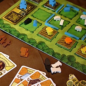 Agricola (Revised Edition) Strategy Game Farming Game for Adults and Teens Advanced Board Game Ages 12+ 1-4 Players Average Playtime 90 Minutes Made by Lookout Games