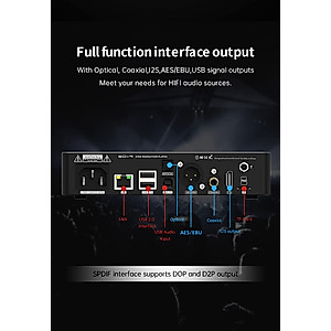 S.M.S.L SD-9 MQA Full Decoding Bluetooth 4.0 HiFi Network Music Player SD9 Support DSD, WAV APE,FLAC AIFF, MP3 Desktop Player