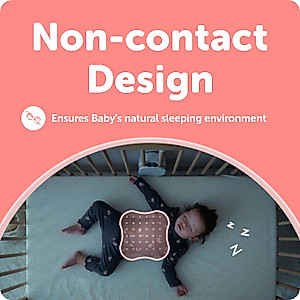 CuboAi Sleep Sensor Pad - Real-Time Baby Micro Ｍovement Tracking & Motion Detection with Proactive AI Baby Safety Alerts, Non-Contact | Must be Paired with Cubo Ai Plus Smart Baby Monitor