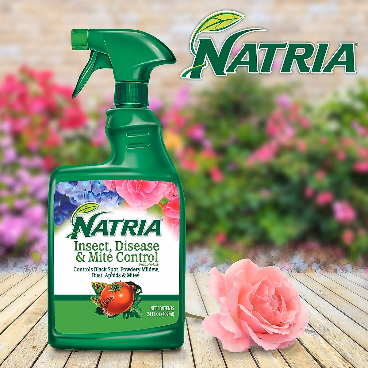 Natria Insect, Disease and Mite Control, Ready-to-Use, 24 oz