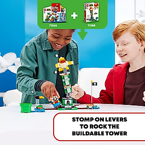 LEGO Super Mario Boss Sumo Bro Topple Tower Expansion Set 71388 Building Kit; Collectible Toy for Kids; New 2021 (231 Pieces), Multicolor