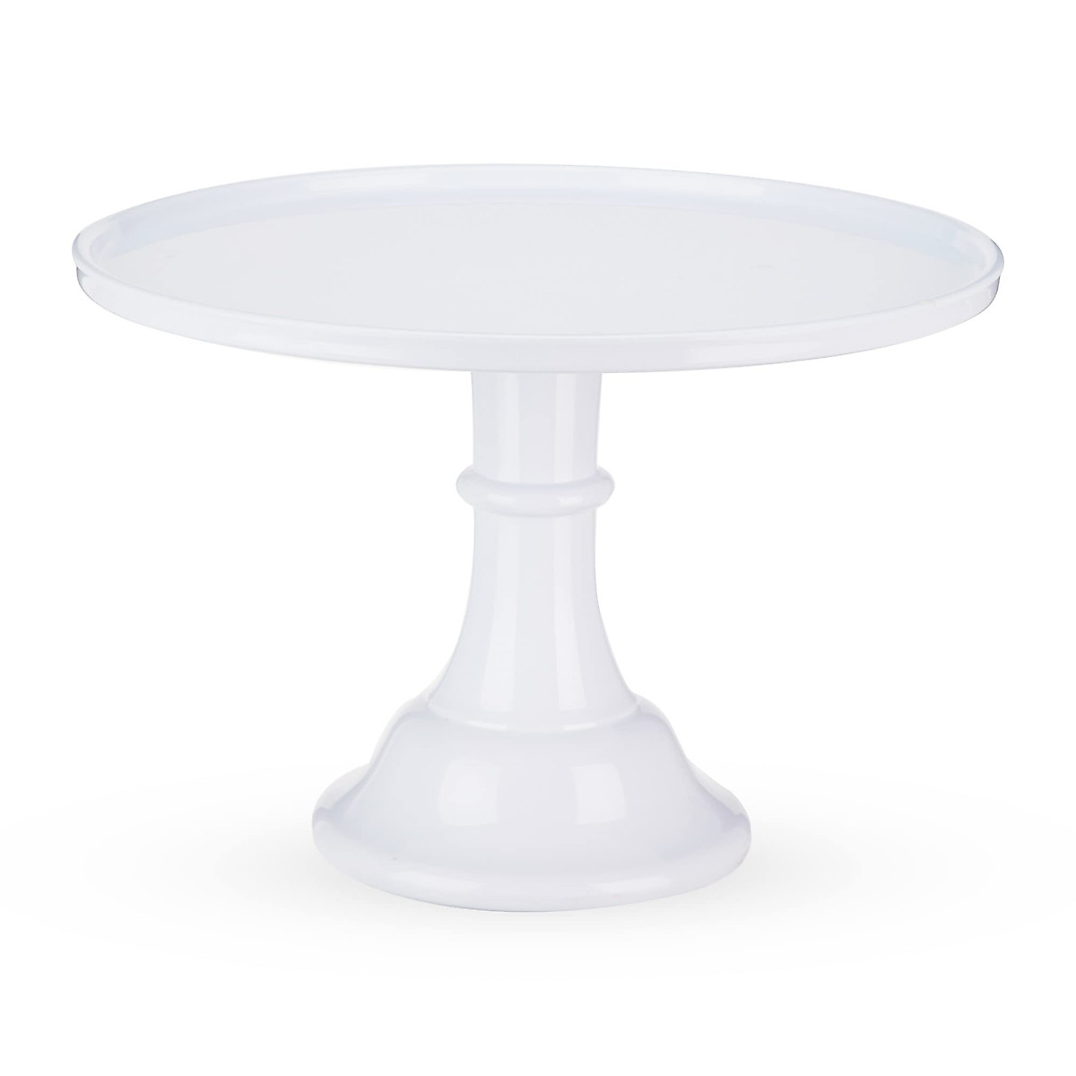 Twine Melamine Cake Stand, Cupcake Display Home Decor Food and Dessert Serving Accessory, 11.5 x 8 Inches, White, Set of 1