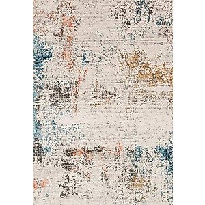 Loloi II Alchemy Collection ALC-03 Ivory/Multi, Contemporary 7'-11" x 10'-6" Area Rug