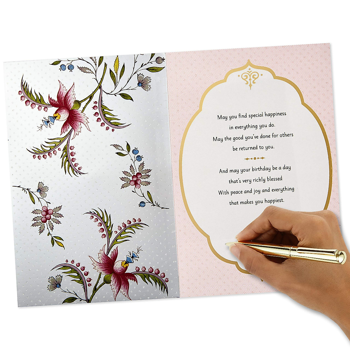 Hallmark Golden Thread Birthday Card (A Birthday Wish)