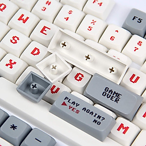 Customized 178 Keys Full Set Keycaps DSA Profile PBT Material for Gateron Kailh Cherry MX Switch Mechanical Keyboards (FC Gaming)