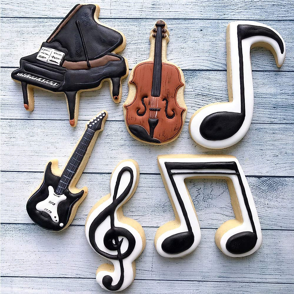 LILIAO G Clef Cookie Cutter Music Biscuit Fondant Cutter - 2.1 x 4.3 inches - Stainless Steel