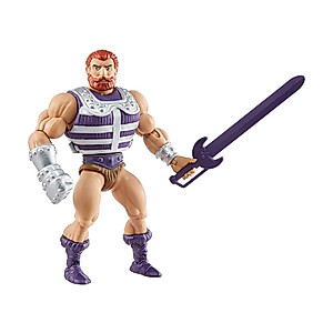 Masters of the Universe Origins Fisto 5.5-in Action Figure, Battle Figure for Storytelling Play and Display, Gift for 6 to 10-Year-Olds and Adult Collectors