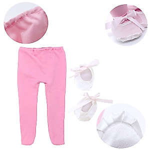 18" Doll Clothes Ballet Ballerina Outfits 5pcs Dance Dress for American OG Girl 18 Inch Doll Accessories Sets Doll Clothes Gifts