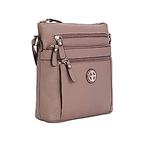 Giani Bernini Grey Pebble Crossbody Handbag