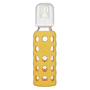 Lifefactory 9oz Glass Baby Bottle 2pk - Mango/Papaya