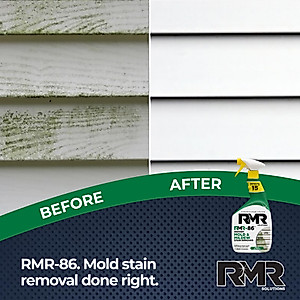 RMR-86 Instant Mold and Mildew Stain Remover Spray - Scrub Free Formula, 32 Fl Oz