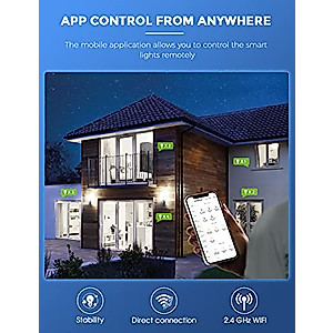 LOHAS Smart Light Bulb Work with Alexa, Google Home & Siri, A19 WiFi LED Bulb Daylight 5000K, 9W 60W Equivalent, Dimmable, 850LM