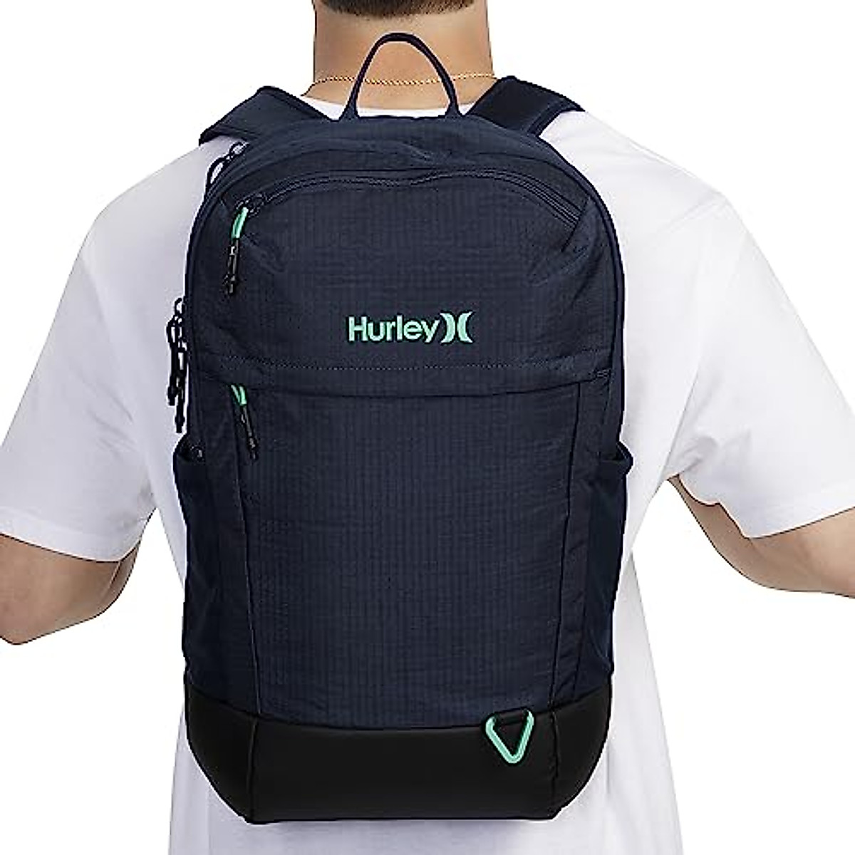 Hurley Mens Classic Backpack, Obsidian, One Size