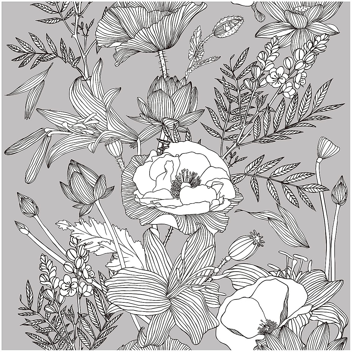 Blooming Wall Elegant Modern Lotus Lily Leaf Peel and Stick Wallpaper Self-Adhesive Prepasted Wallpaper Wall Mural Wall Décor