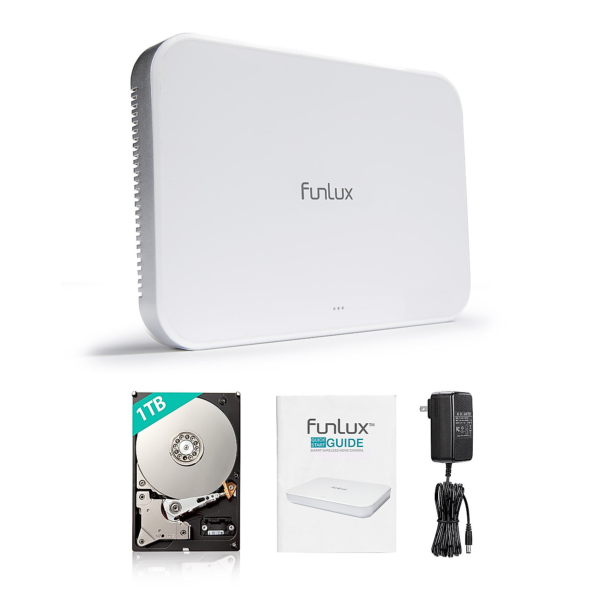 Funlux 8 Channel HD HDMI Wireless Security NVR with 1TB Compatible Zmodo Wireless Devices, (NS-S81M-1TB)