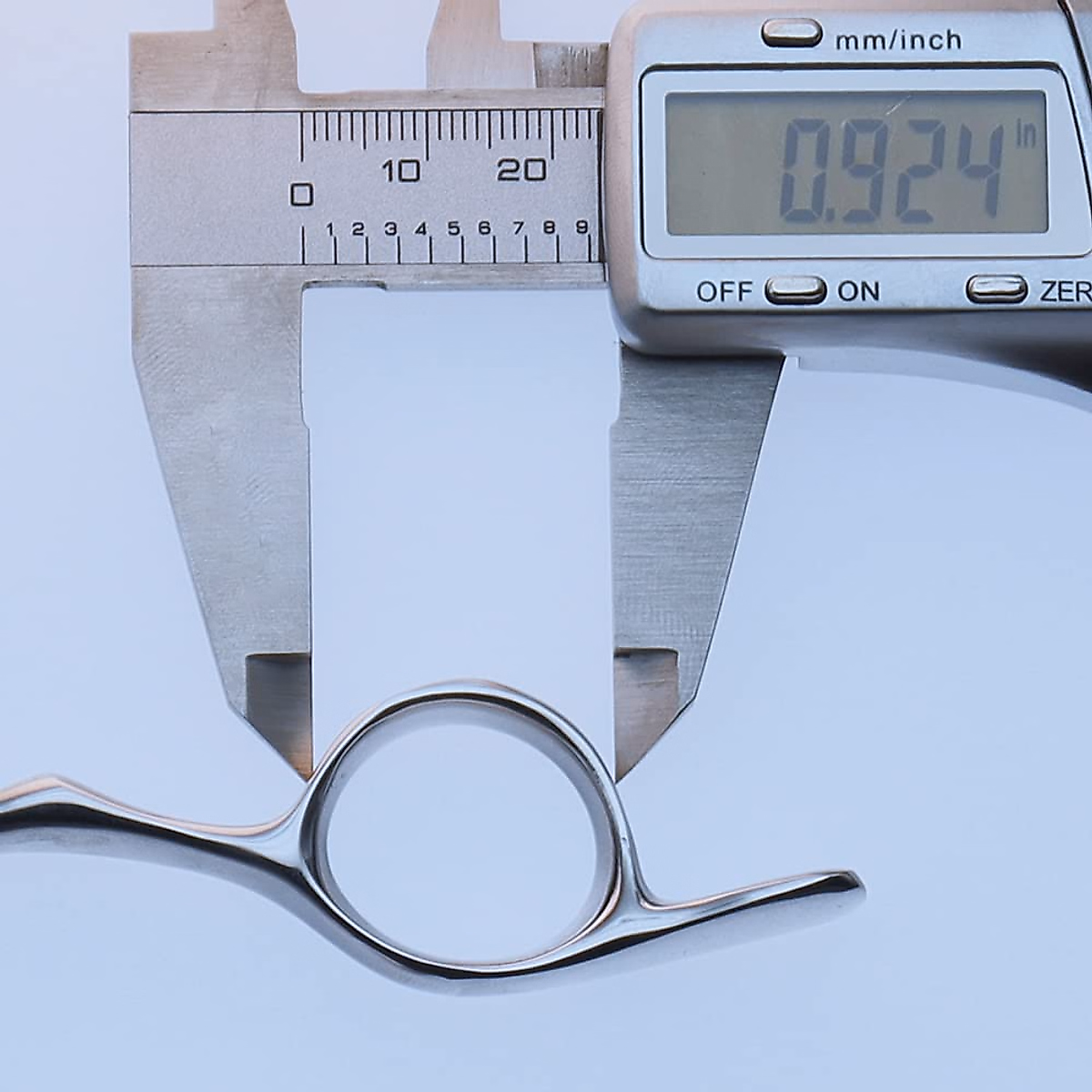 AOLANDUO 6 Inch Sword Blade Hair Scissors/Barber Scissors-High End Japanese AICHI Steel Handmade Hair Cutting Shears with Offset Handle for Salon Stylists Beauticians & Hairdresser