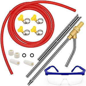 Pressure Washer Sandblasting Kit, 5000 PSI Wet Sandblaster Attachment, Power Washer Sandblasting with Replacement Ceramics Nozzle, 1/4 Inch Quick Disconnect Sandblasting Kit