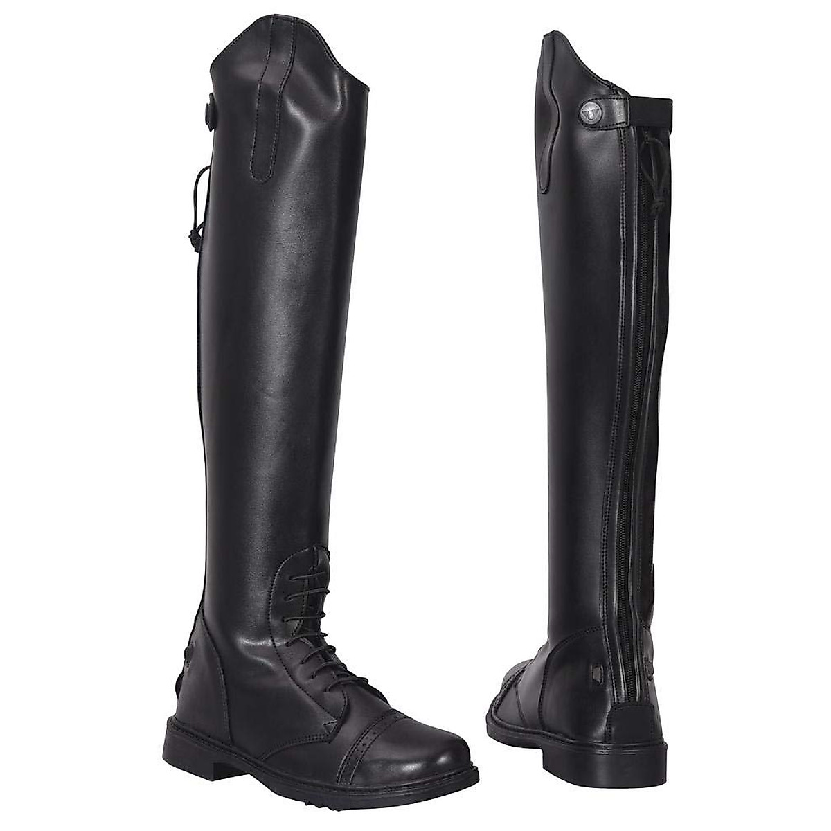 TuffRider Ladies Starter Back Zip Field Boots in Synthetic Leather