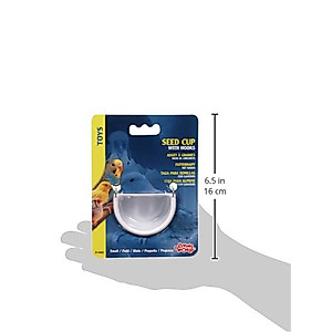 Living World Seed Cup with Hook, Small (Colors Mar Vary)