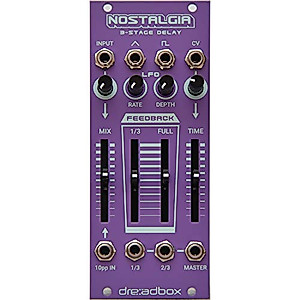Dreadbox Nostalgia 3-Stage Delay Eurorack Module