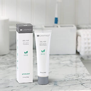 CariFree Gel 1100 and Maintenance Rinse Mint Bundle, Hydroxyapatite Toothpaste | Fluoride Mouthwash| Neutralizes pH | Freshens Breath and Moistens Mouth | Dentist Recommended
