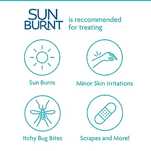 EMCW9 Ultra Hydrating Aloe Vera Gel by Sunburnt 6 Ounce,Clear,SUNB21006