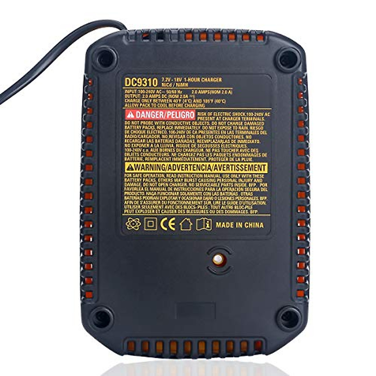 Biswaye 18V XRP Battery Charger Compatible with DEWALT 7.2V-18V NiCd NiMh Battery DC9096 DC9098 DC9099 DW9099 DW9072 DW9057 DW9091 DW9094 DC9071 DW9062 DC9091, DC9310