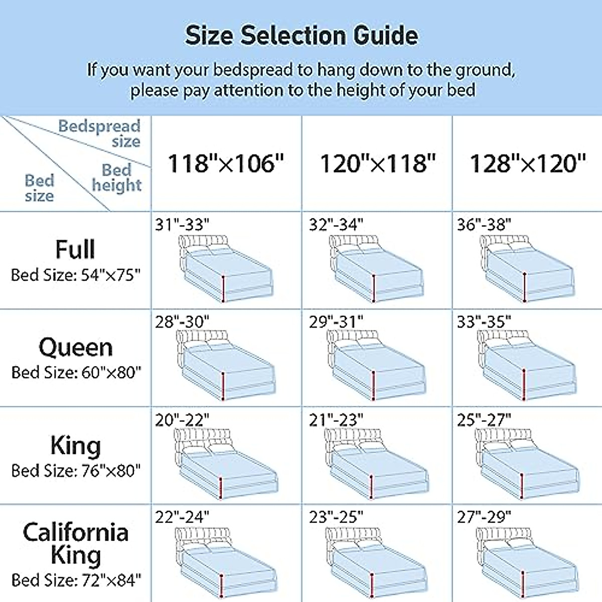 Qucover California King Beige Bedspreads, 3-Pieces Ultrasonic Quilting Geometric Pattern Soft Microfiber 120 x 118 Oversized King Quilt, Extra Width Cal King Bedspread Oversized, Beige