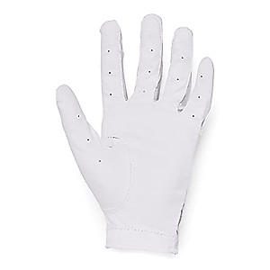 Under Armour Boys' UA Youth IsoChill Golf Gloves , White (100)/Steel , Left Hand Youth Medium