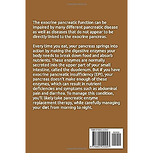 EXOCRINE PANCREATIC INSUFFICIENCY COOKBOOK: Delicious Exocrine Pancreatic Recipes To Reduce Inflammation, Control Pain, Manage Mild And Chronic Pancreatitis