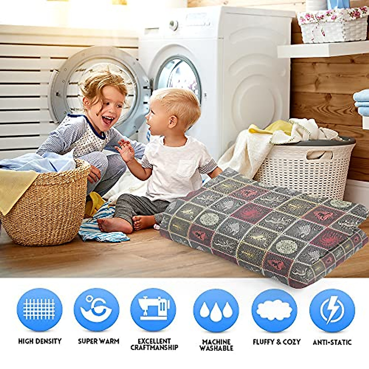 Family Crest Gifts Merchandise GOT Throw Blanket Super Soft Bed Throw Great House Symbols